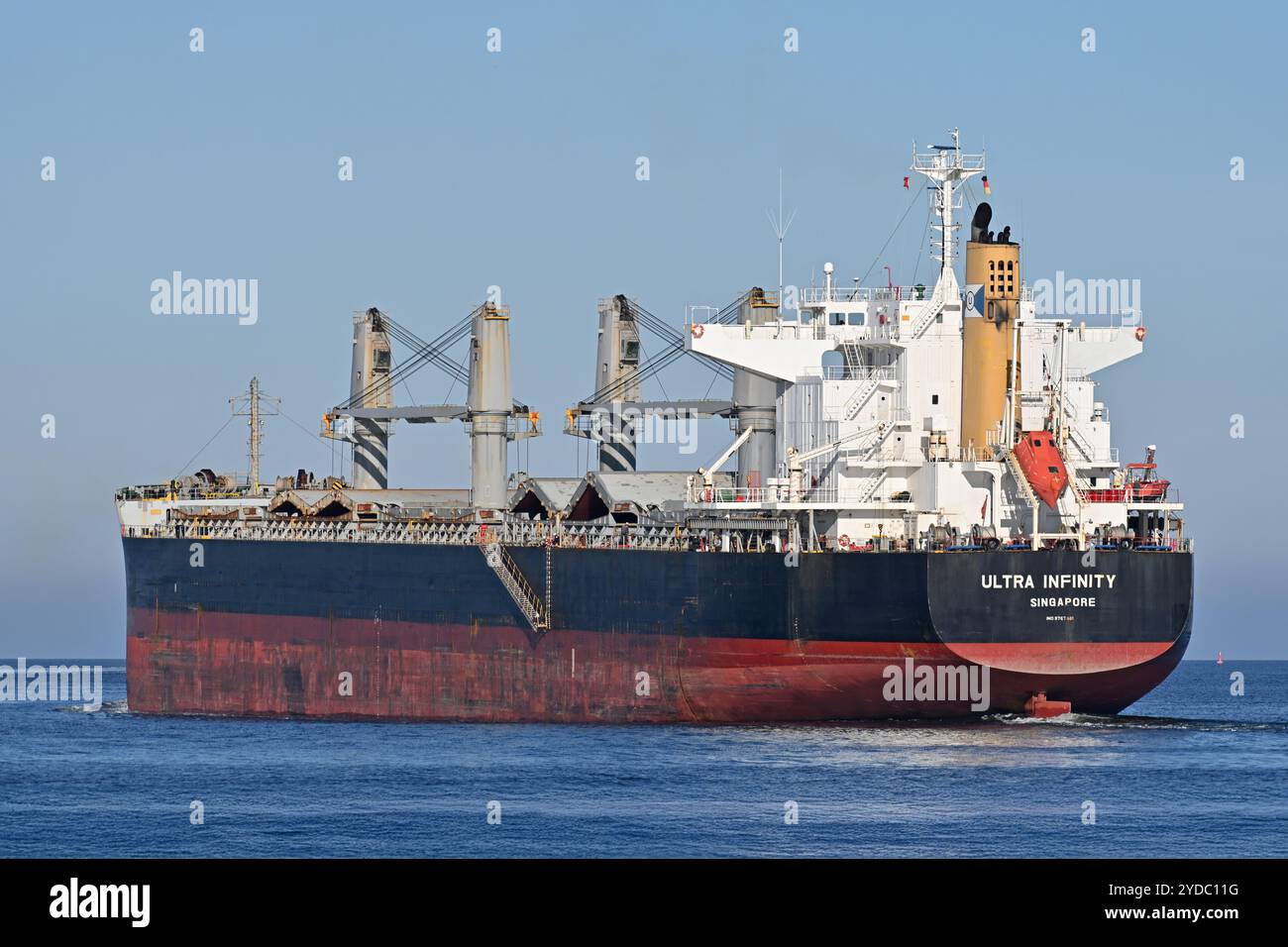 Bulkcarrier ULTRA INTEGRITY at the Kiel Fjord Stock Photo - Alamy