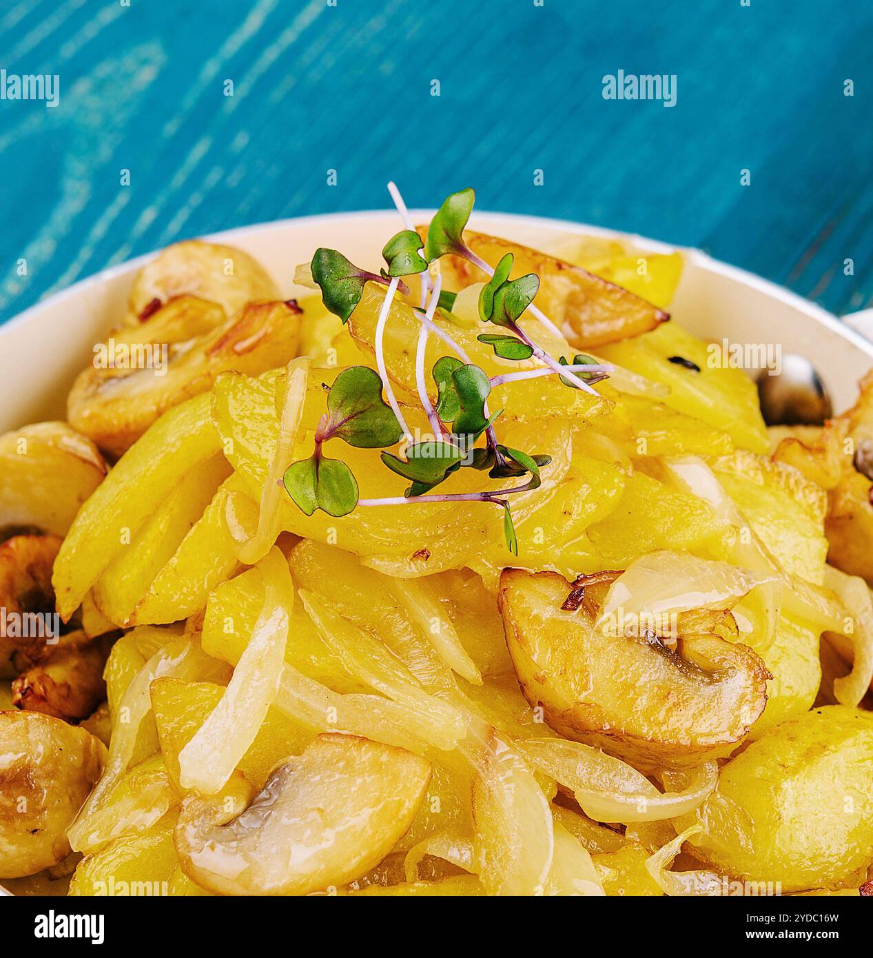 German pan fried potatoes hi-res stock photography and images - Alamy