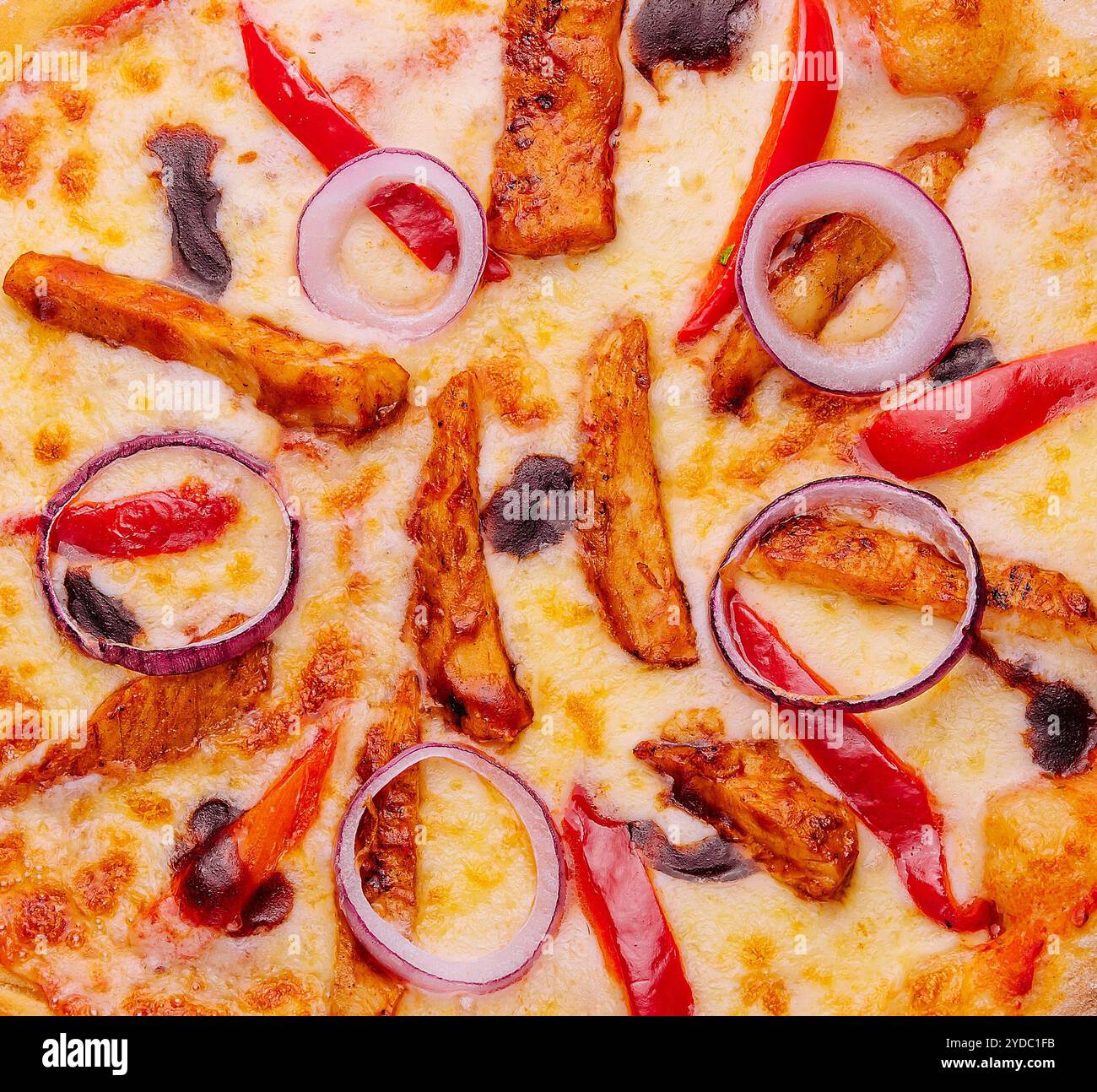 Spicy chicken pizza bell hi-res stock photography and images - Alamy