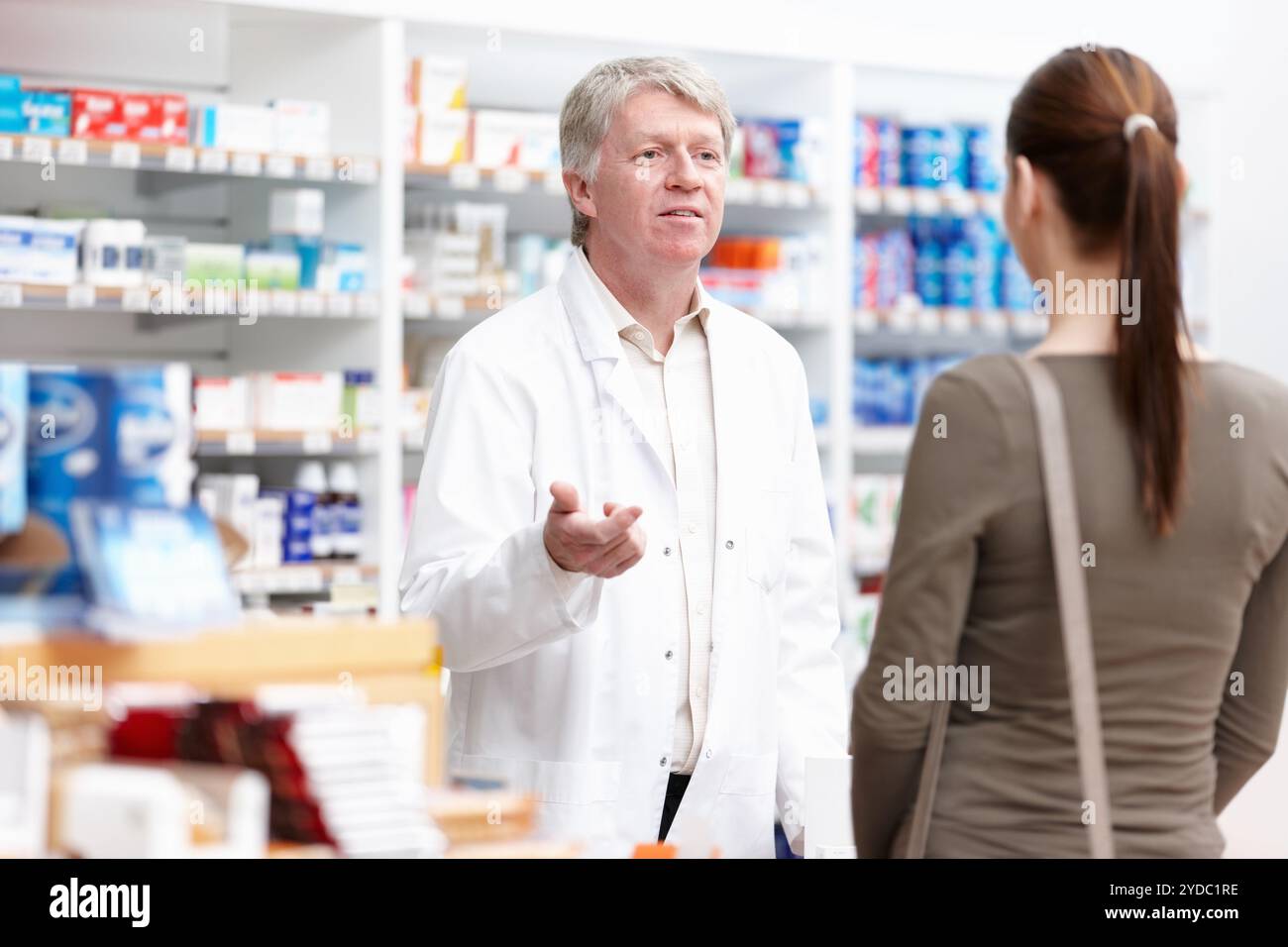 Male chemist listening professional doctor hi-res stock photography and ...