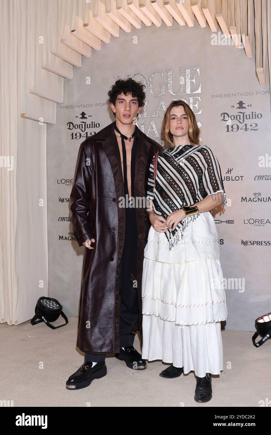 Mexico City, Mexico. 24th Oct, 2024. Jorge Lopez and Chiara Parravicini ...