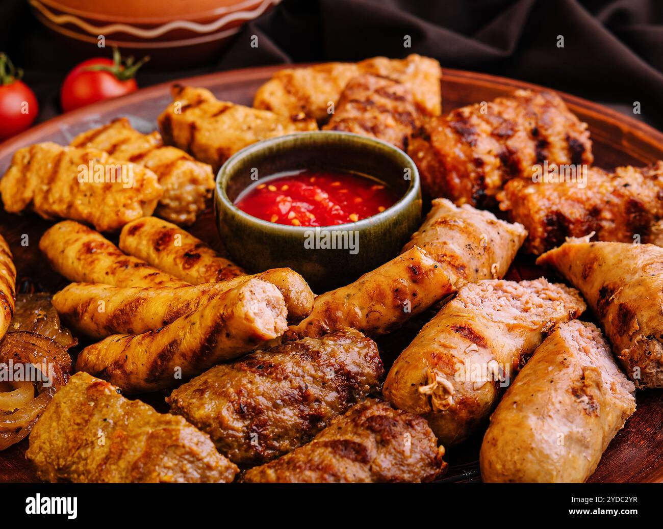 Traditional romanian food barbecue hi-res stock photography and images ...