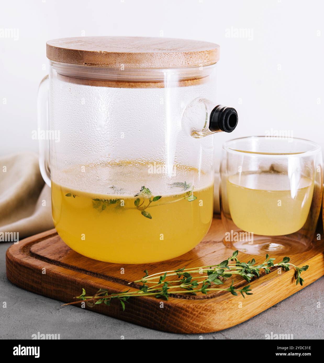 Glass aromatic herbal tea hi-res stock photography and images - Alamy