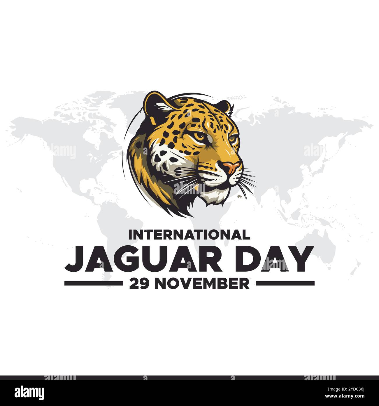 International Jaguar Day Vector Illustration on 29 November ...