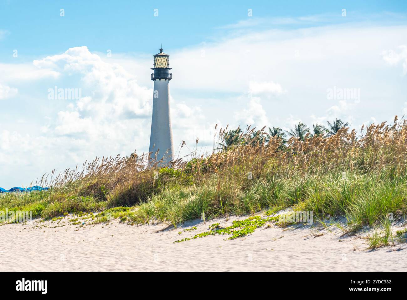 Cape Florida Lighthouse, Key Biscayne, Miami Florida USA Stock Photo ...