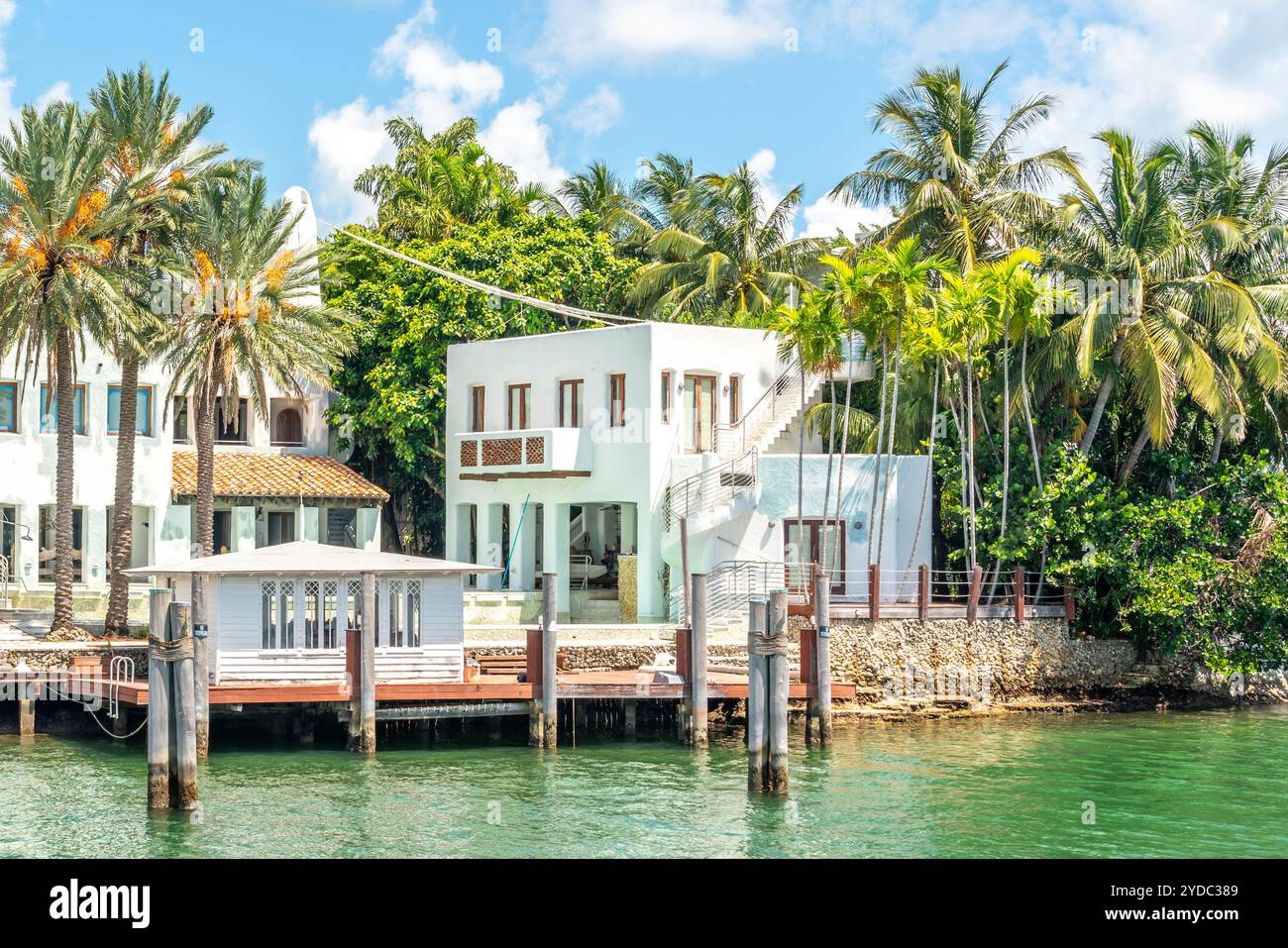 Luxurious mansion in Miami Beach, florida, USA Stock Photo - Alamy
