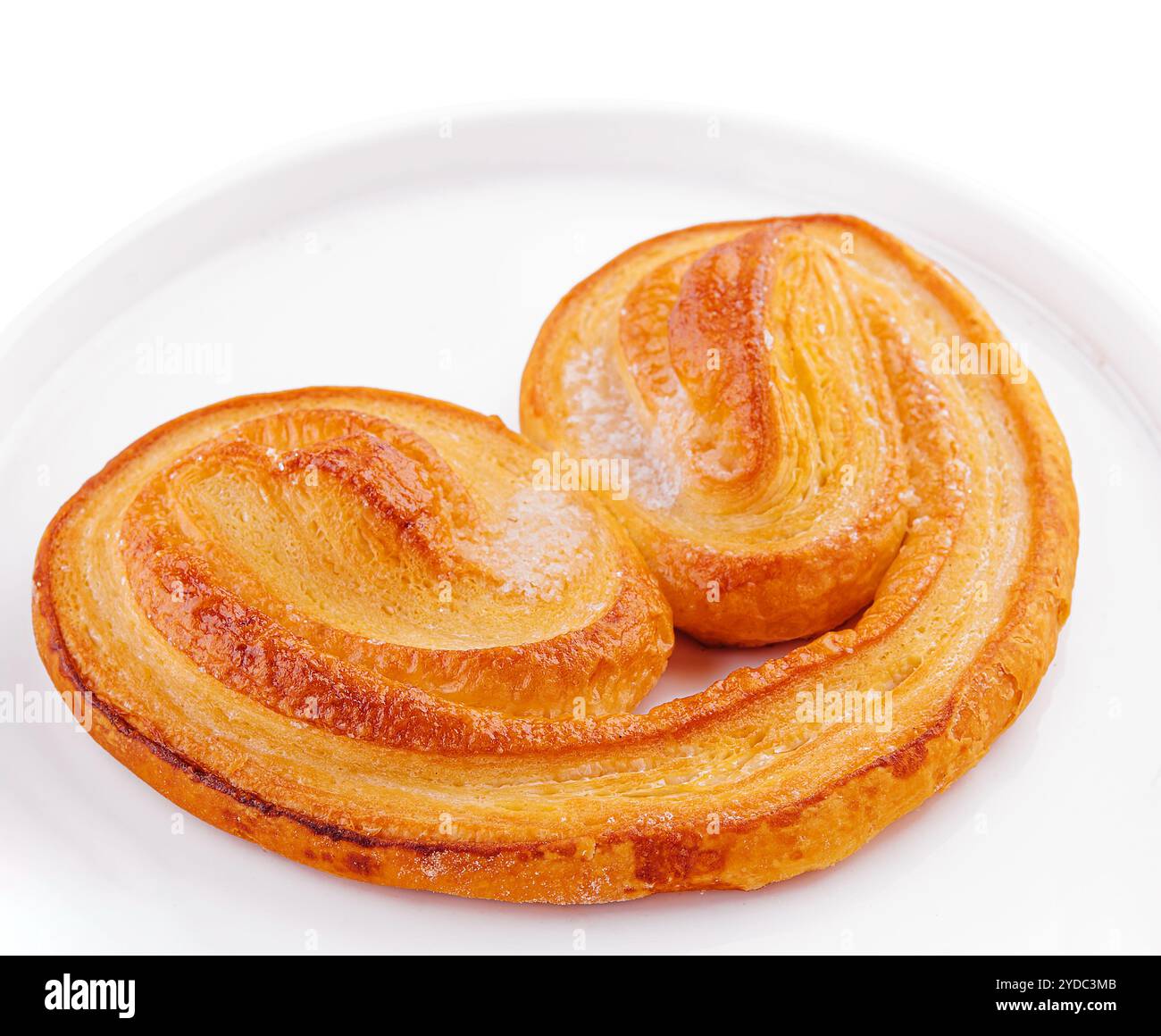 Palmier a french puff pastry in palm leaf shape Stock Photo - Alamy