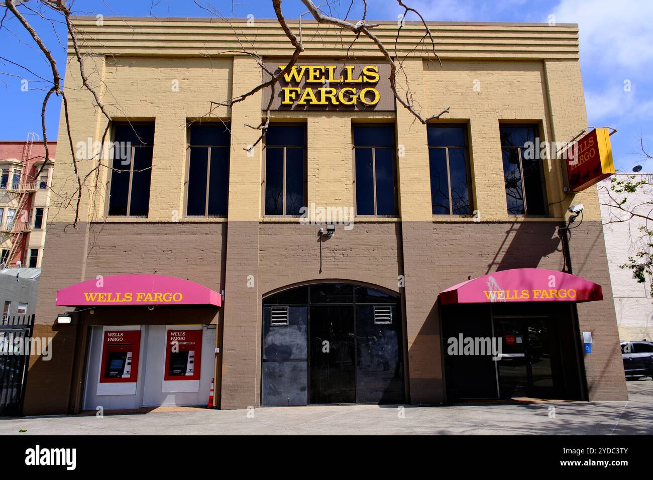 San Francisco,California,USA-June 10th 2024:Wells Fargo bank building ...