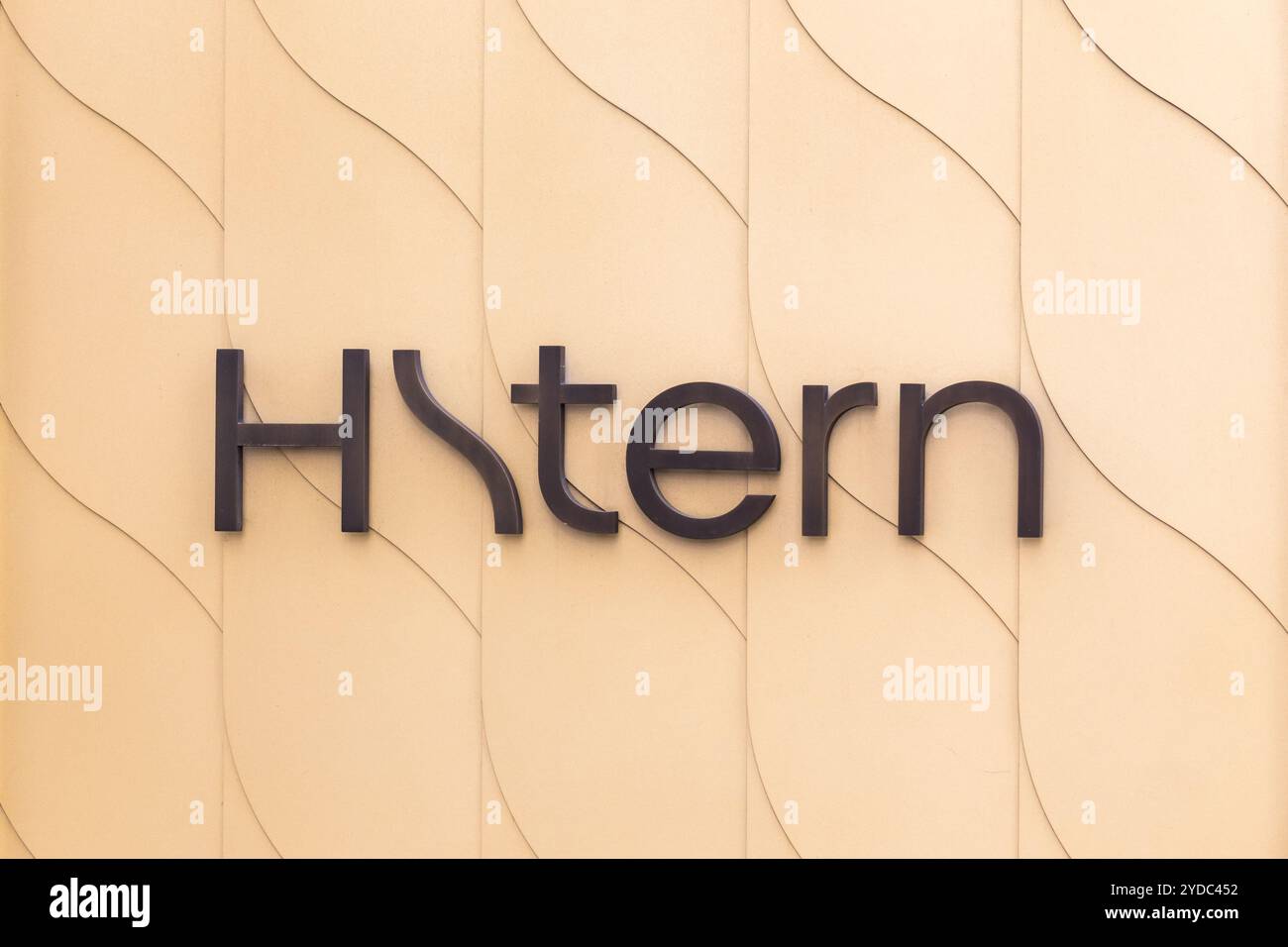 NEW YORK, USA - MAY 15, 2019: Facade of a luxury H. Stern jewelry on ...