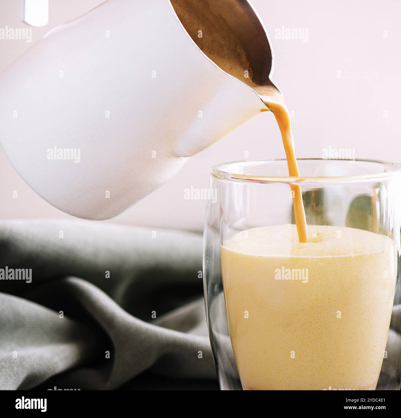 Glass teapot milk hi-res stock photography and images - Alamy