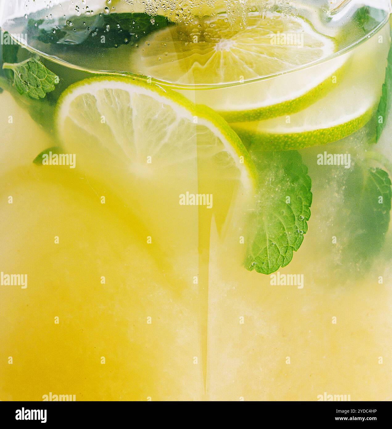 Lime green tea hi-res stock photography and images - Alamy