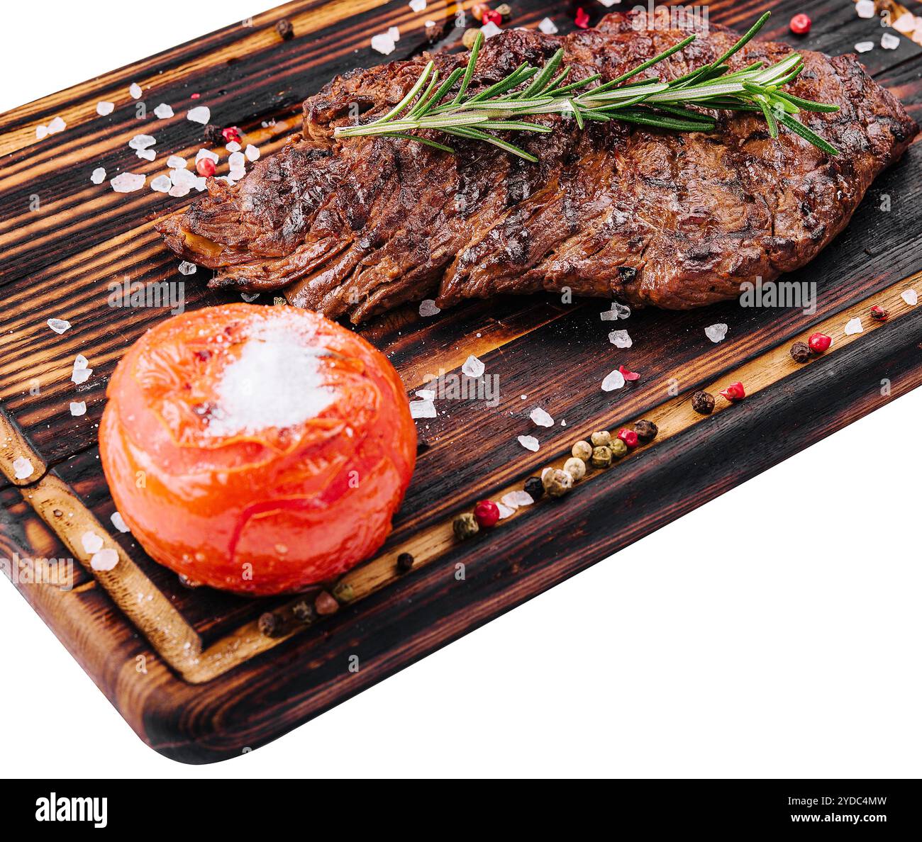 Grilled sliced beef steak tomatoes hi-res stock photography and images ...