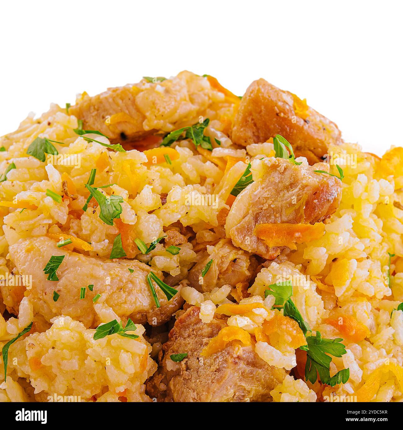 fried rice with crispy belly pork Stock Photo - Alamy