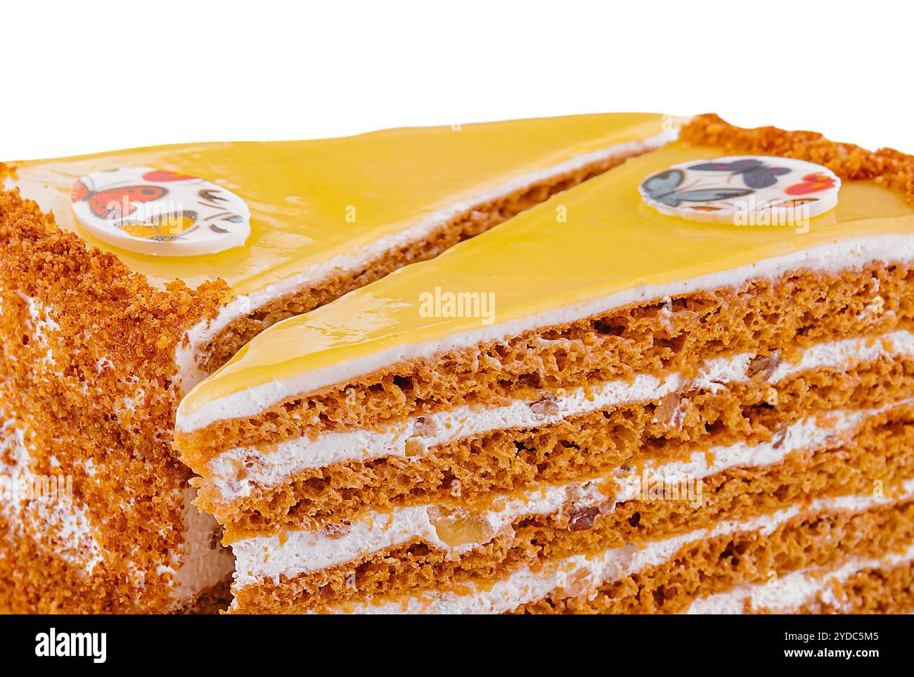 Two layered birthday cake hi-res stock photography and images - Alamy