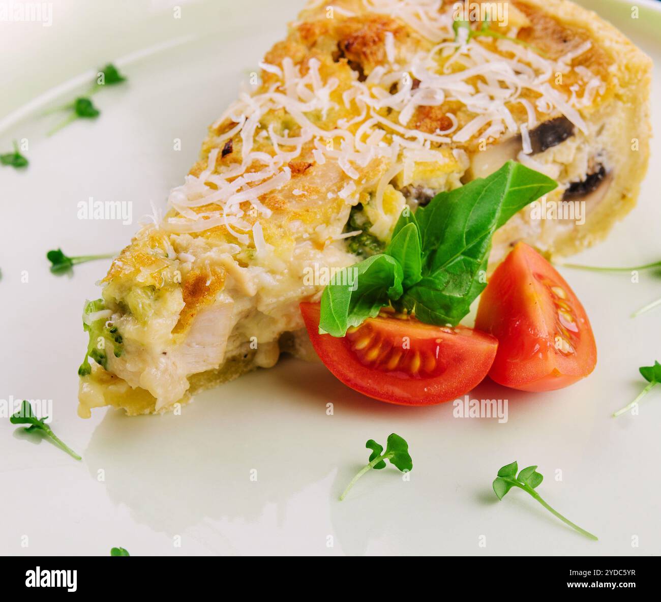 Slice of french pie hi-res stock photography and images - Alamy