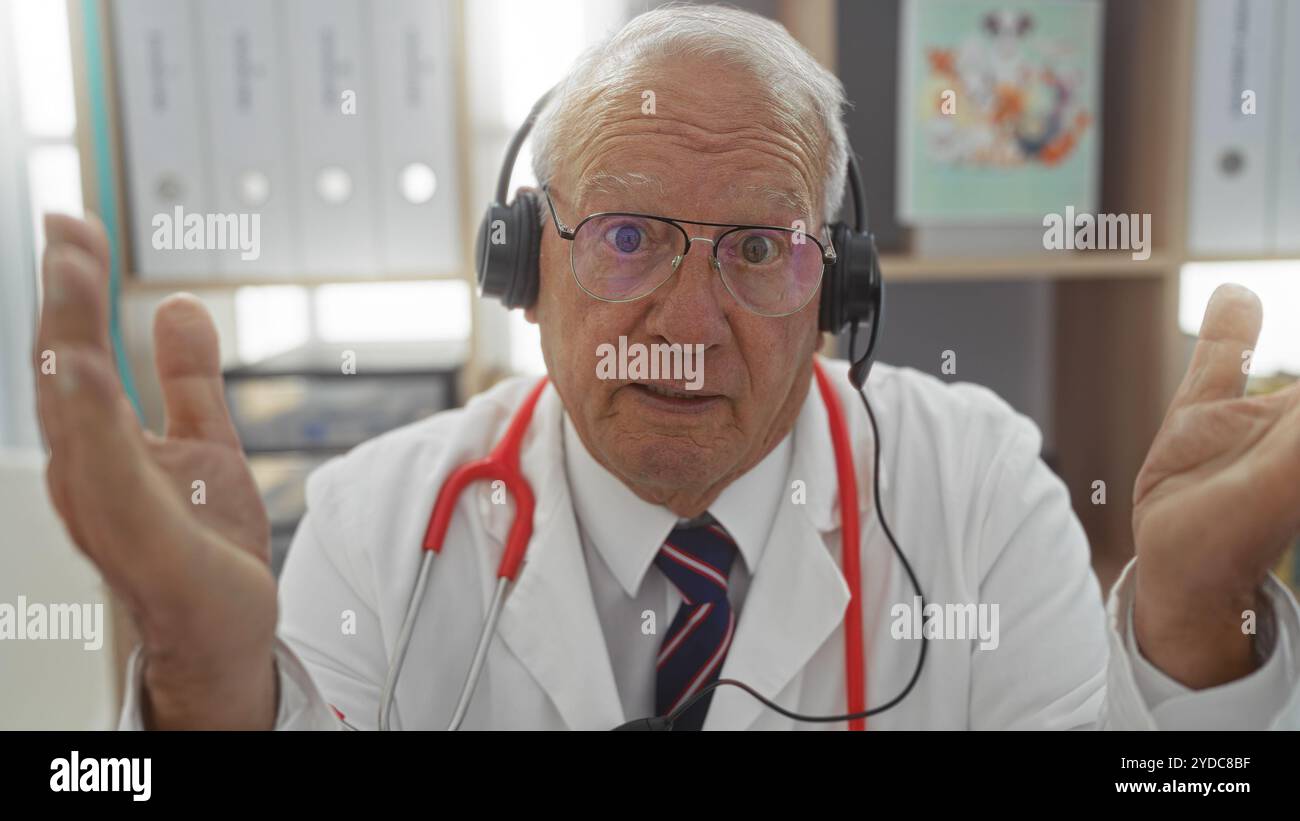Elderly man looks glasses hi-res stock photography and images - Alamy