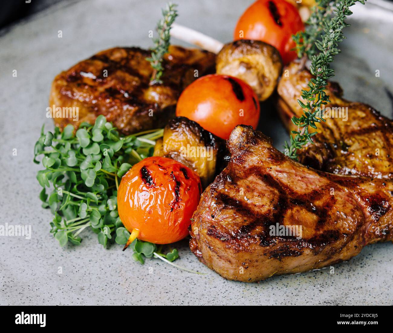 Prepared pork chop cooked hi-res stock photography and images - Alamy
