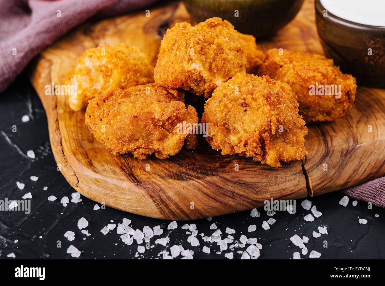 Tasty chicken nuggets sauce hi-res stock photography and images - Alamy
