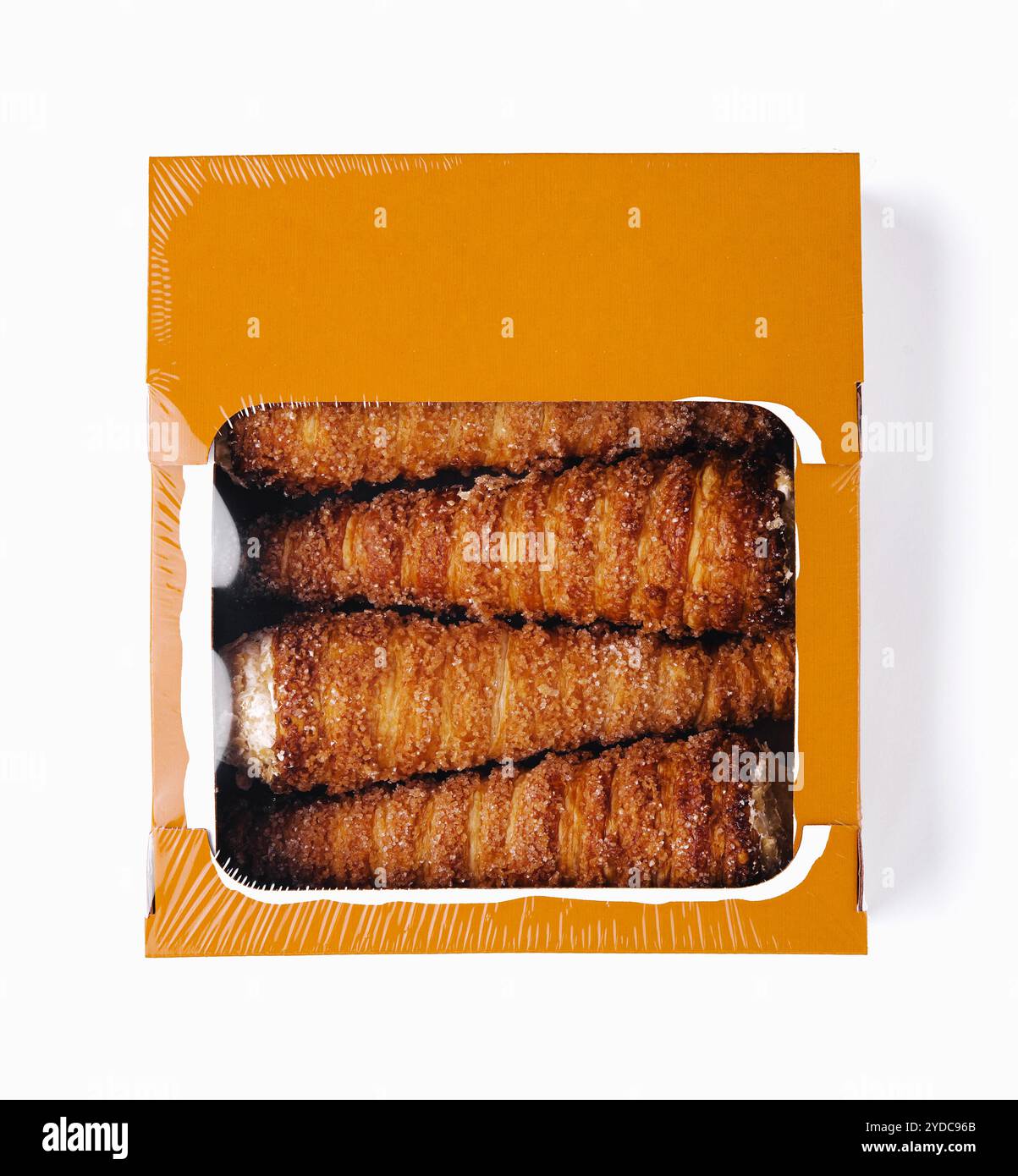 waffle sweet cone with white sweets meringue Stock Photo - Alamy