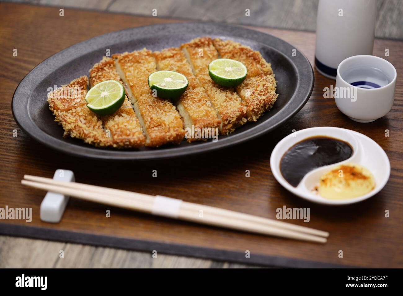 fish ground meat cutlet, Japanese cuisine Stock Photo - Alamy