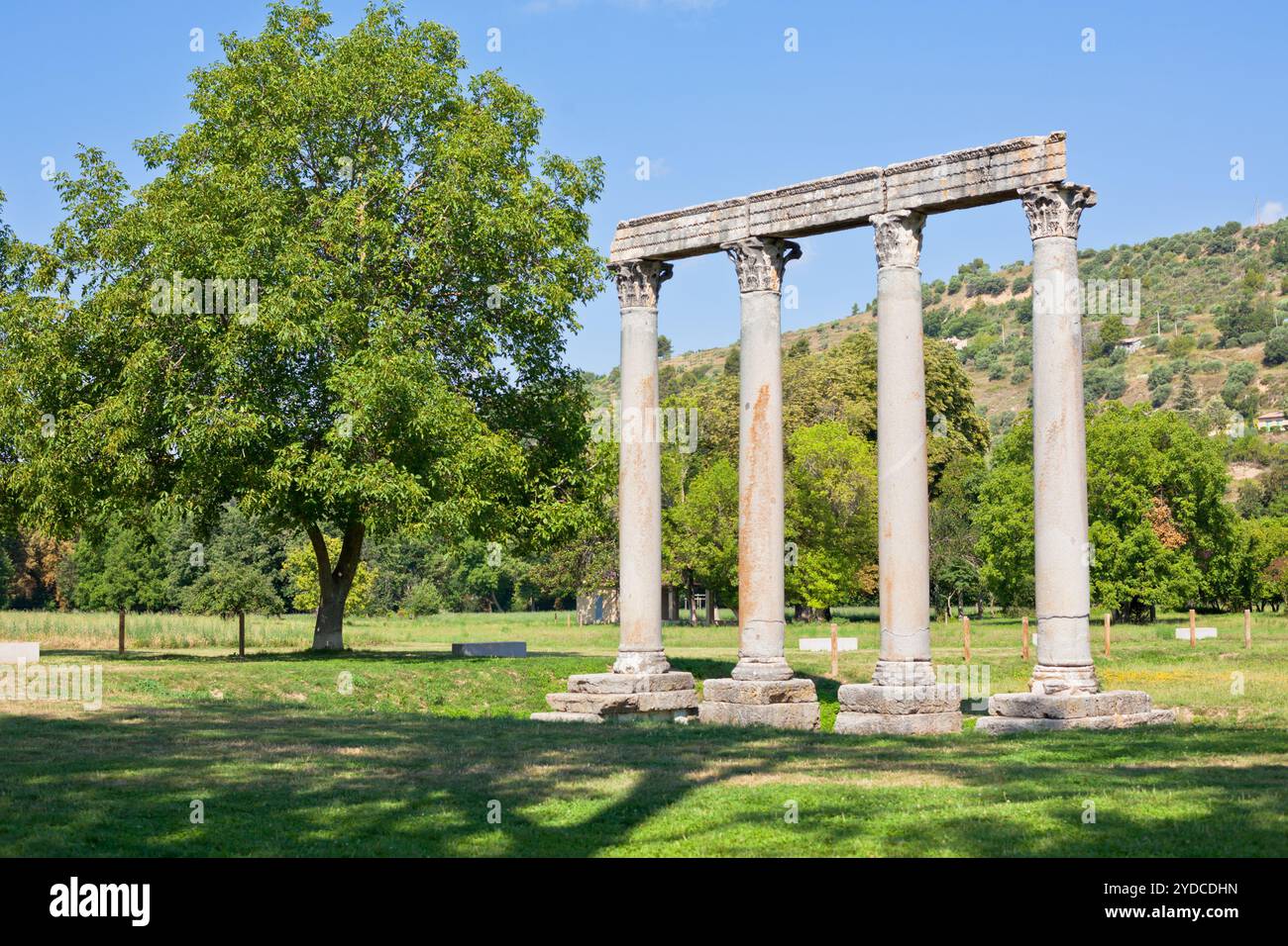 Ancient Roman Temple in Riez, France Stock Photo - Alamy
