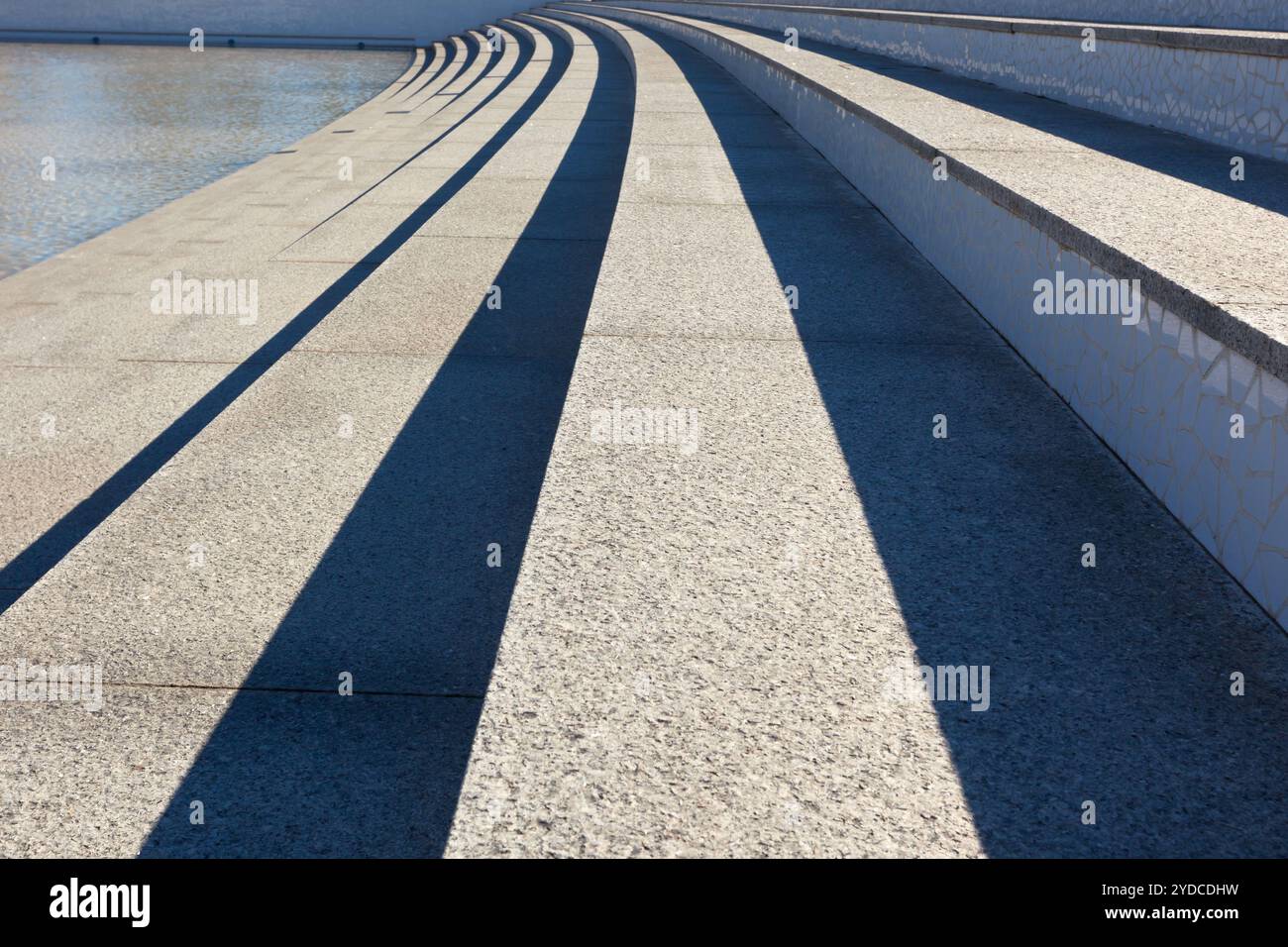 Curved Stone stairs Stock Photo - Alamy
