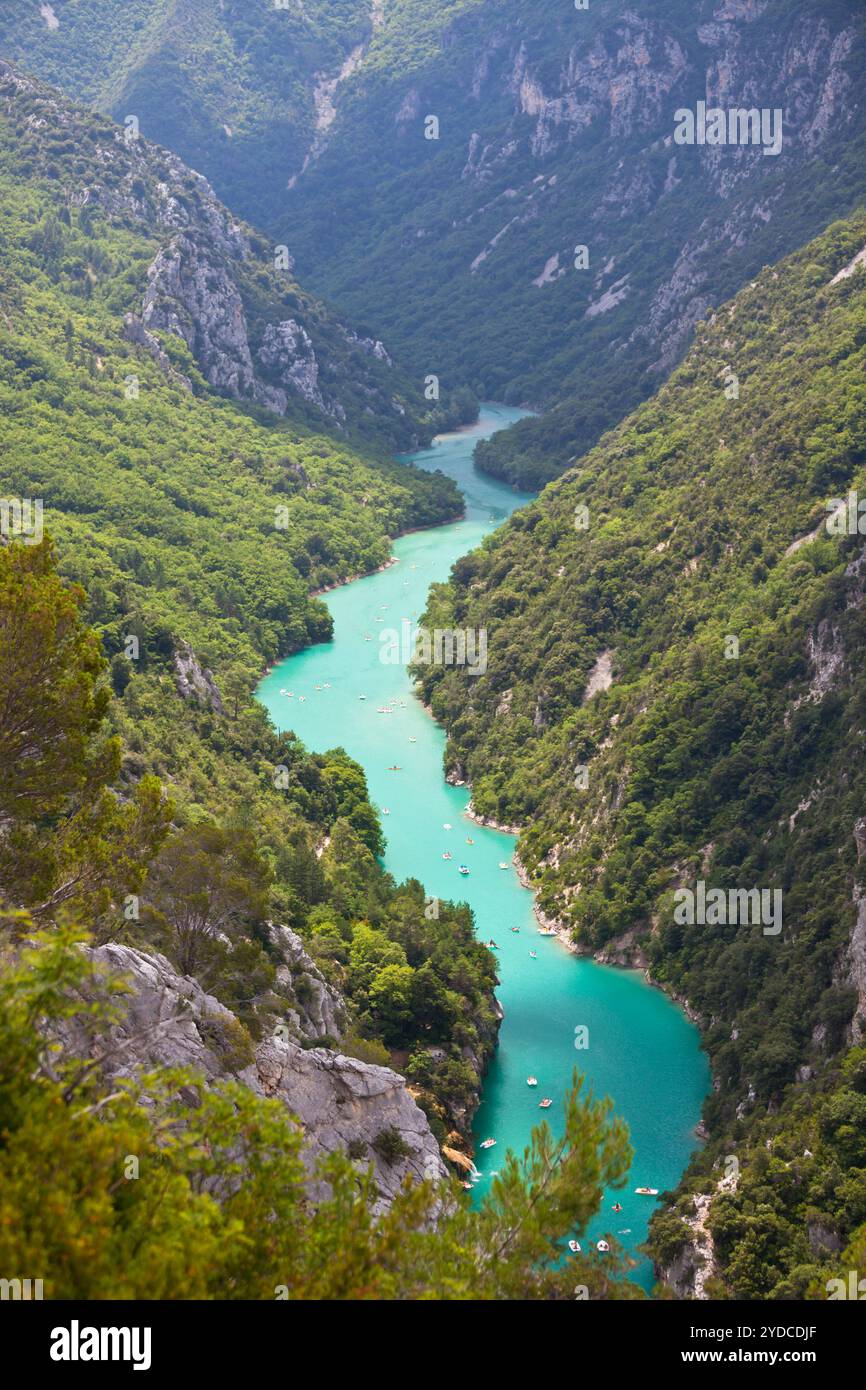 St croix lake les gorges du verdon provence france Stock Photo - Alamy