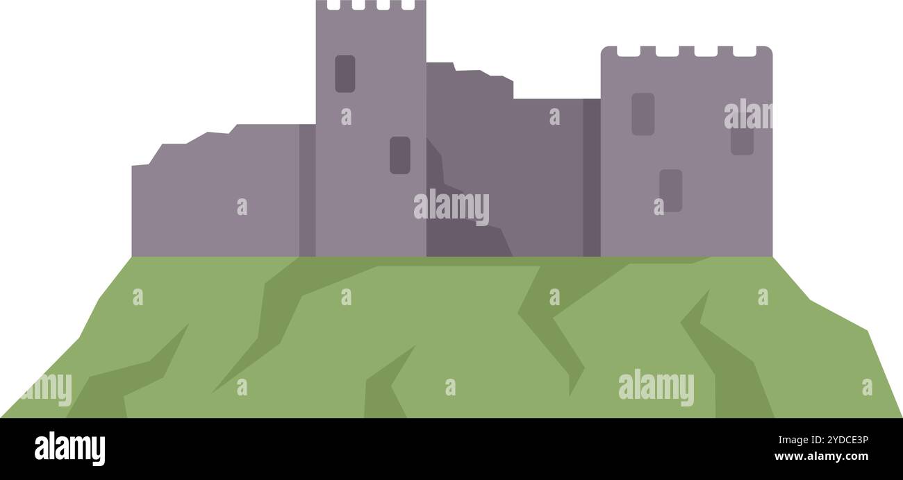 Medieval rampart Cut Out Stock Images & Pictures - Alamy