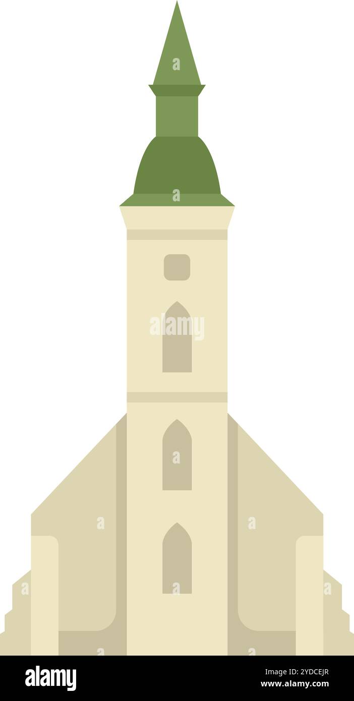 Church spire steeple Stock Vector Images - Alamy