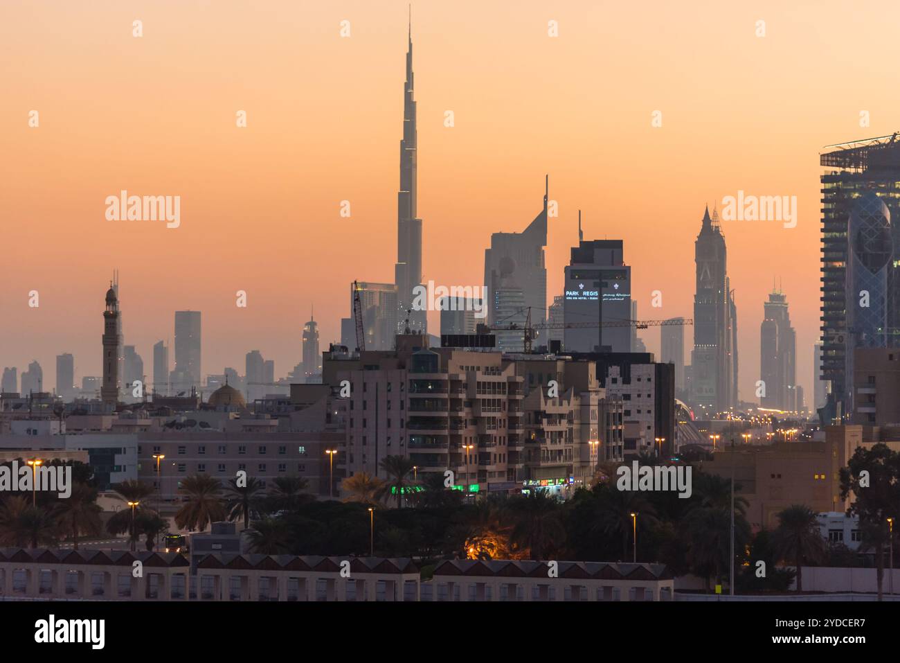 Dubai skyline from creek hi-res stock photography and images - Alamy