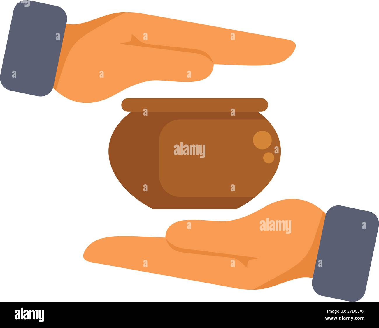 Clay saving pot Stock Vector Images - Alamy