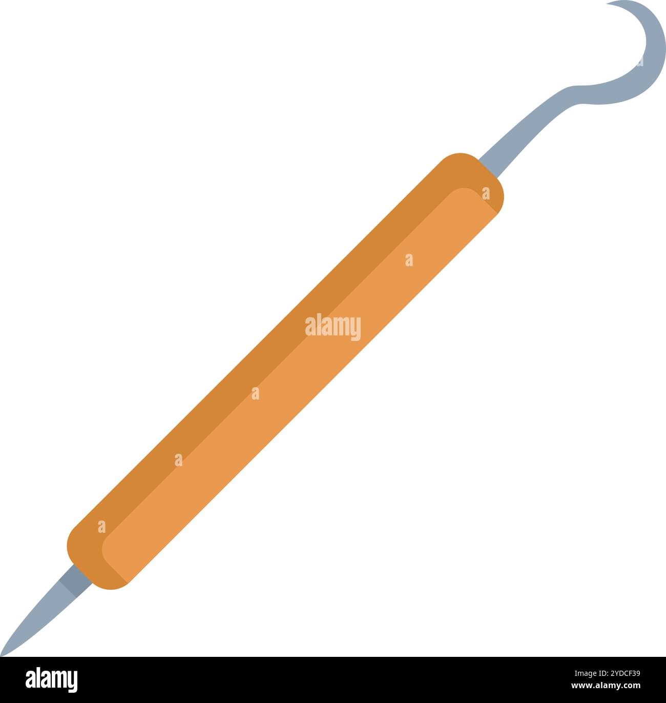 Dentist is holding a dental pick in a dental clinic Stock Vector Image ...