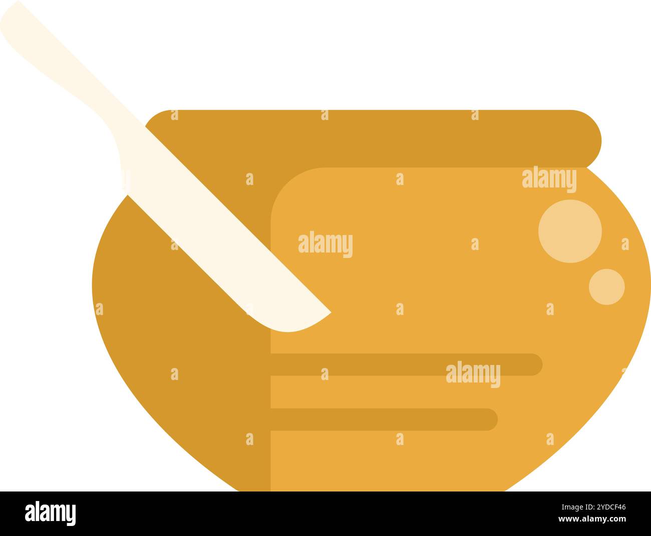 This icon of a butter dish with a knife spreading butter is perfect for ...