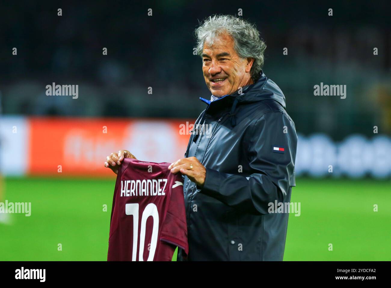 Former players Patricio José Hernandez during the Serie A match between ...