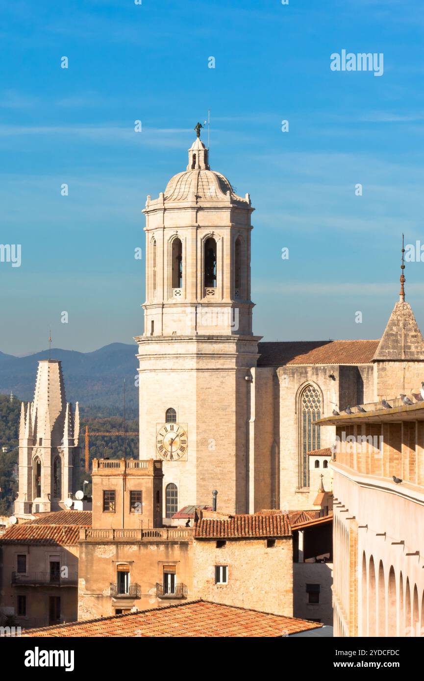 Cathedral De Girona Stock Photo - Alamy