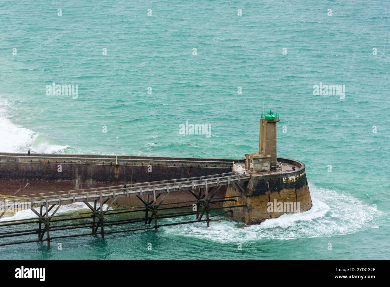 Old pier lighthouse hi-res stock photography and images - Alamy
