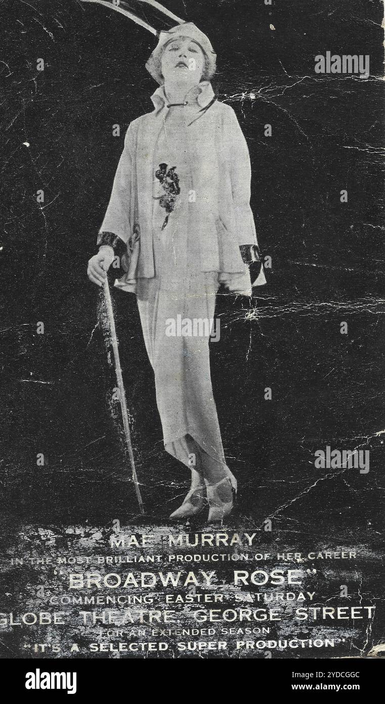 Mae Murray actress in Broadway Rose Stock Photo - Alamy