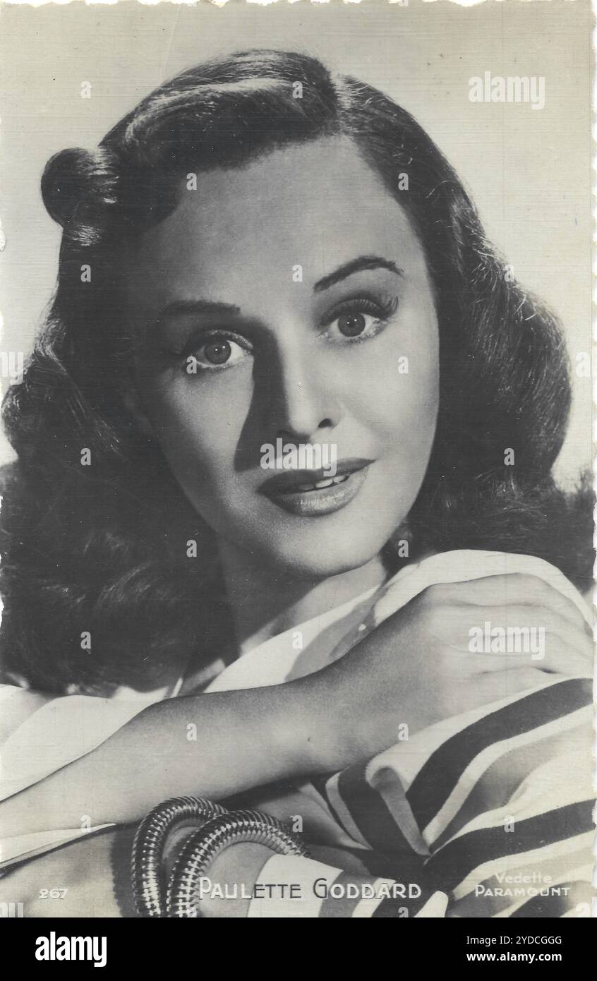 Paulette Goddard- silent film actress Stock Photo - Alamy
