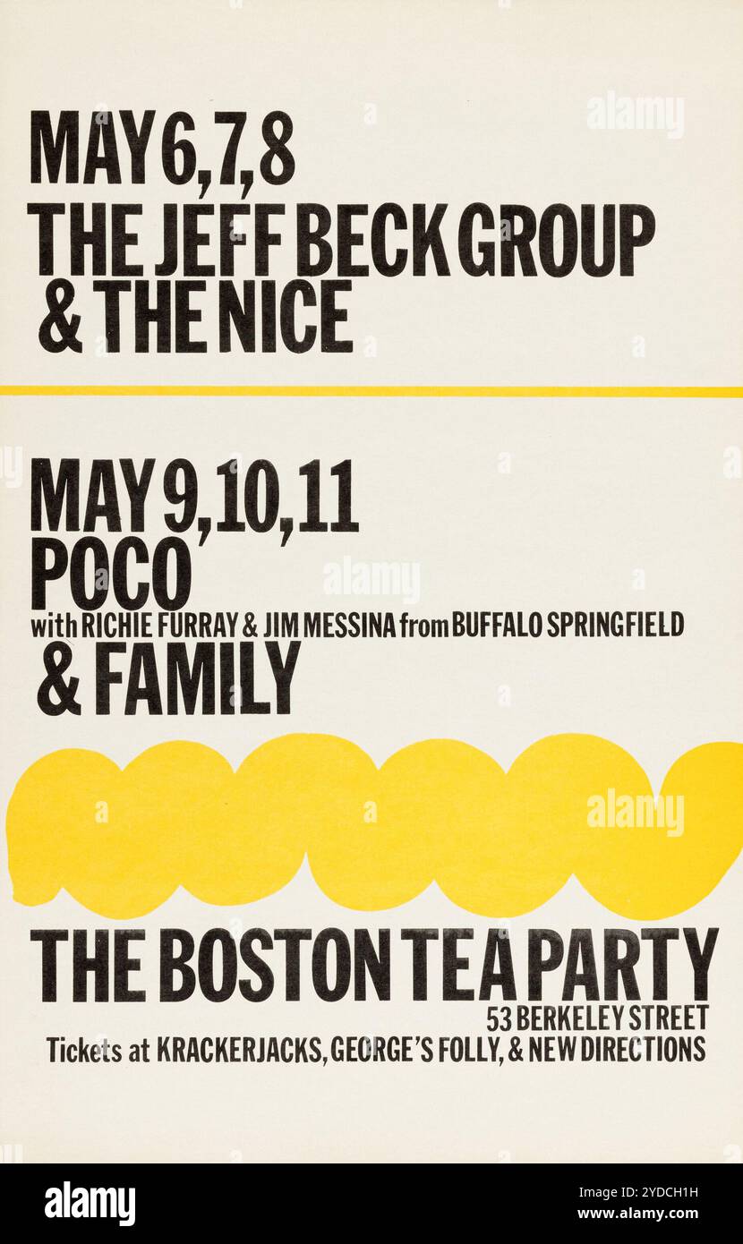 The Jeff Beck Group, Poco 1969 Boston Tea Party at Berkeley Street ...