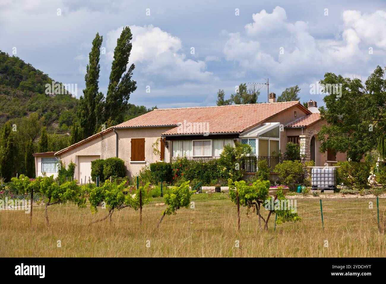 Farmhouse in Provence mountains, France Stock Photo - Alamy
