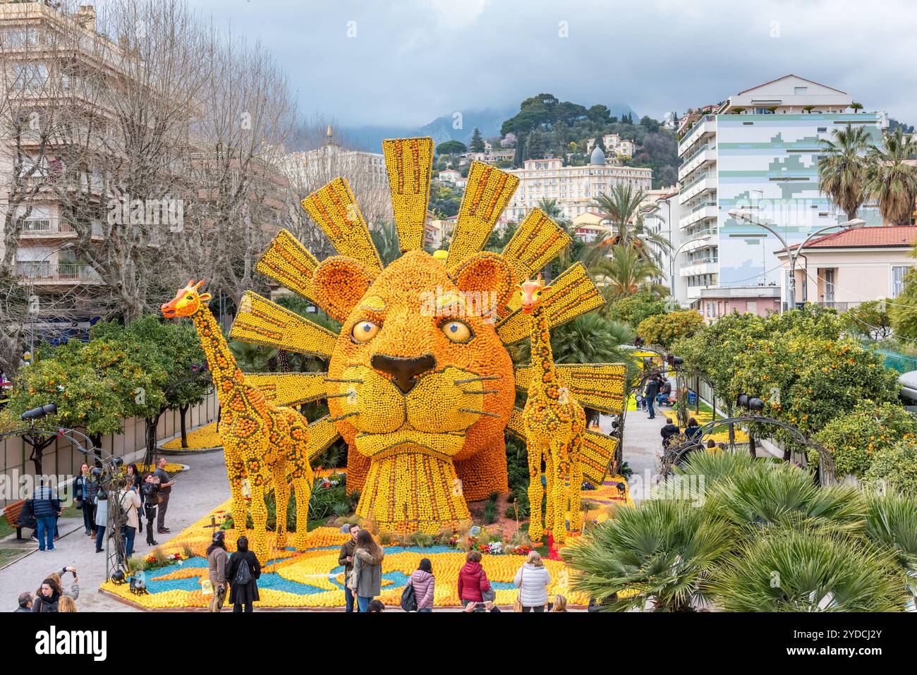 Lemon Festival in Menton, France Stock Photo - Alamy