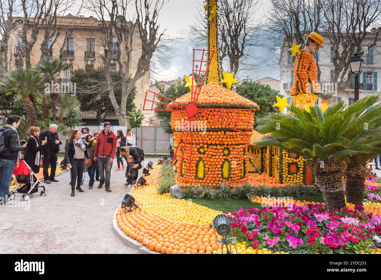 Lemon Festival in Menton, France Stock Photo - Alamy