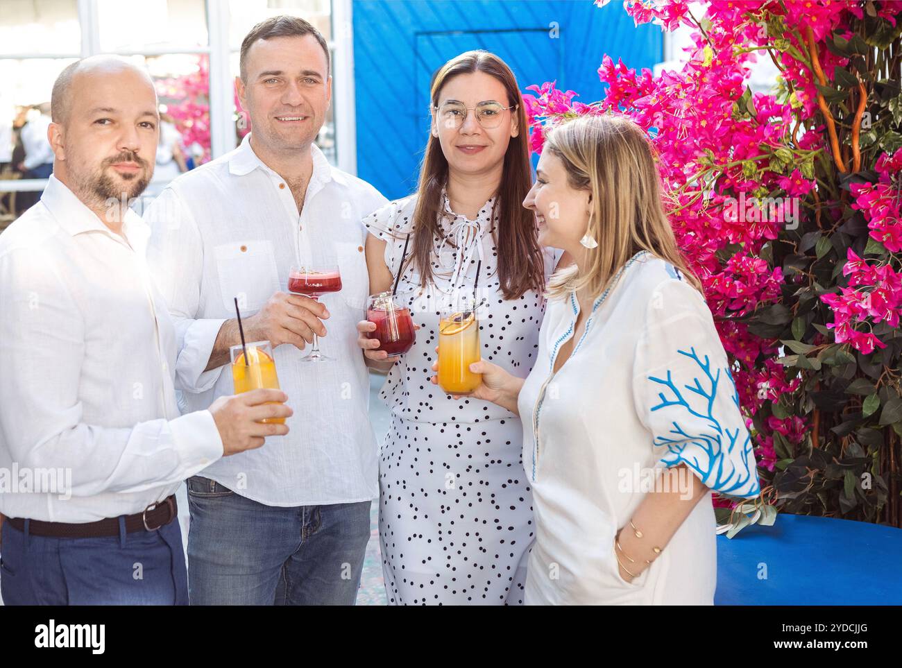 Two friends celebration laugh hi-res stock photography and images - Alamy