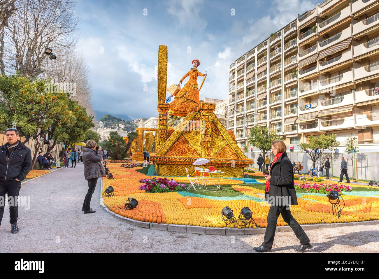 Lemon Festival in Menton, France Stock Photo - Alamy