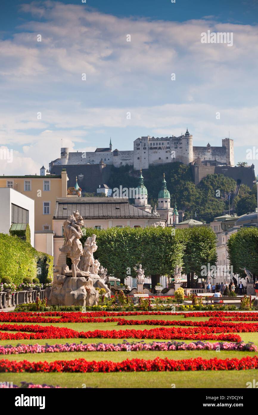 Famous Mirabell Garden view in Salzburg, Austria Stock Photo - Alamy
