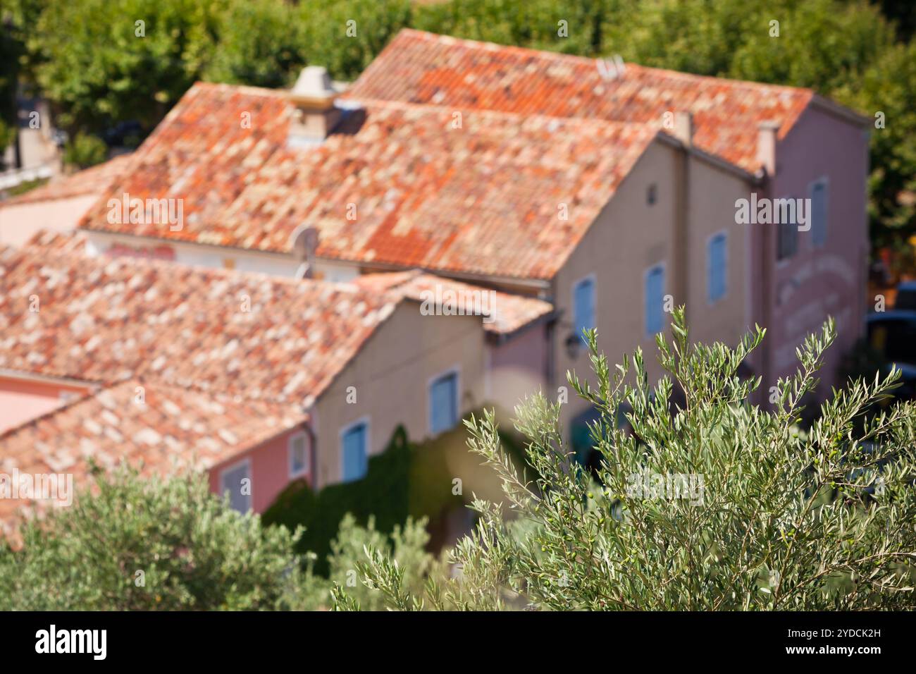 Aerial view small french village hi-res stock photography and images ...