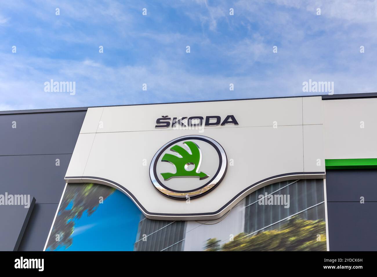 Skoda brand logo on hi-res stock photography and images - Alamy
