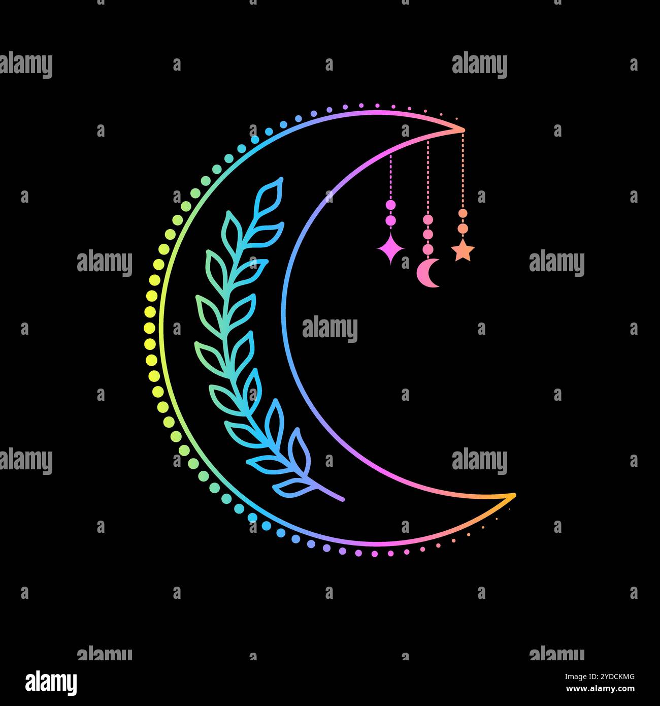 Mystic crescent Stock Vector Images - Alamy
