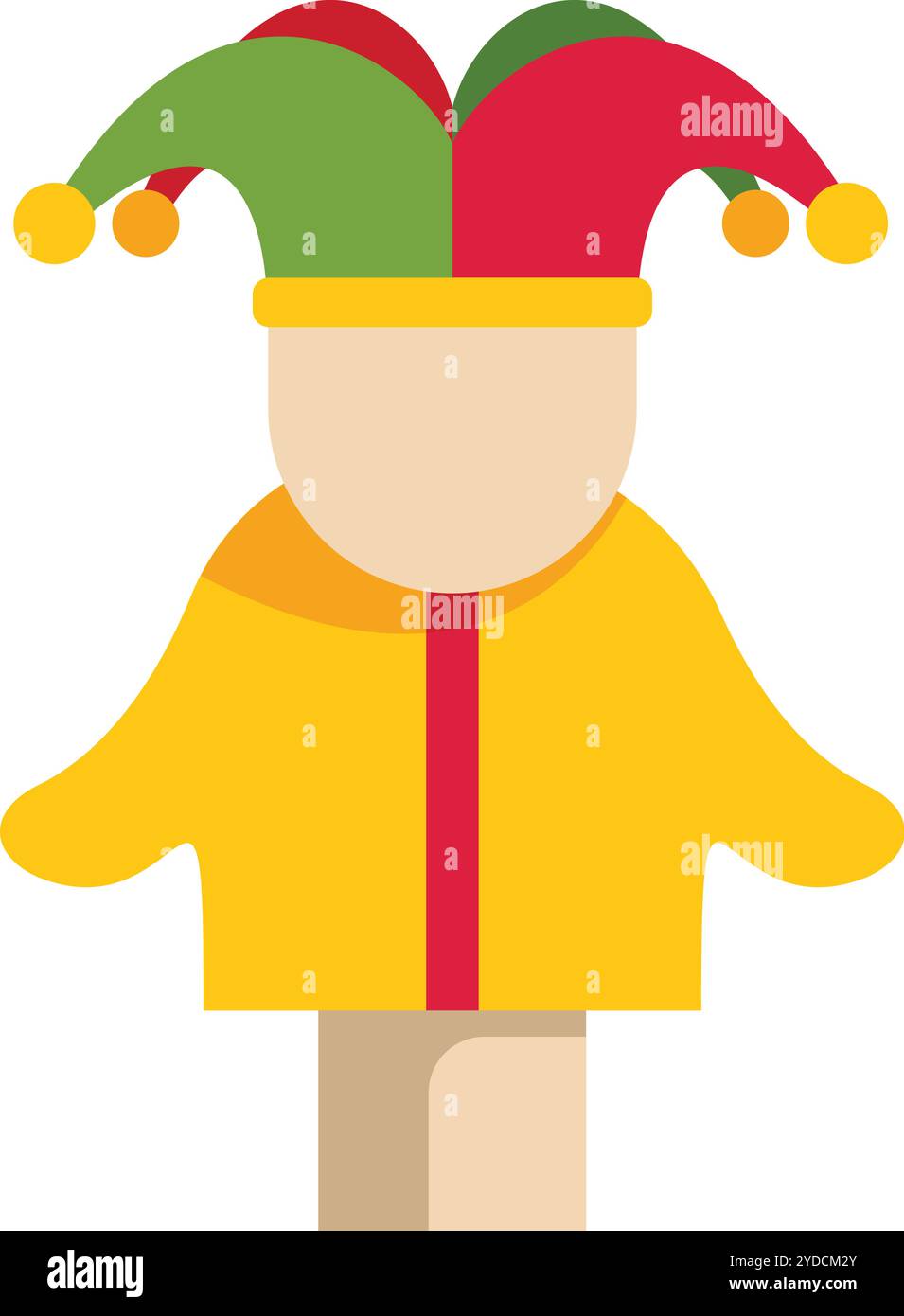 Colorful hand puppet wearing a jester hat, bringing joy and laughter to ...