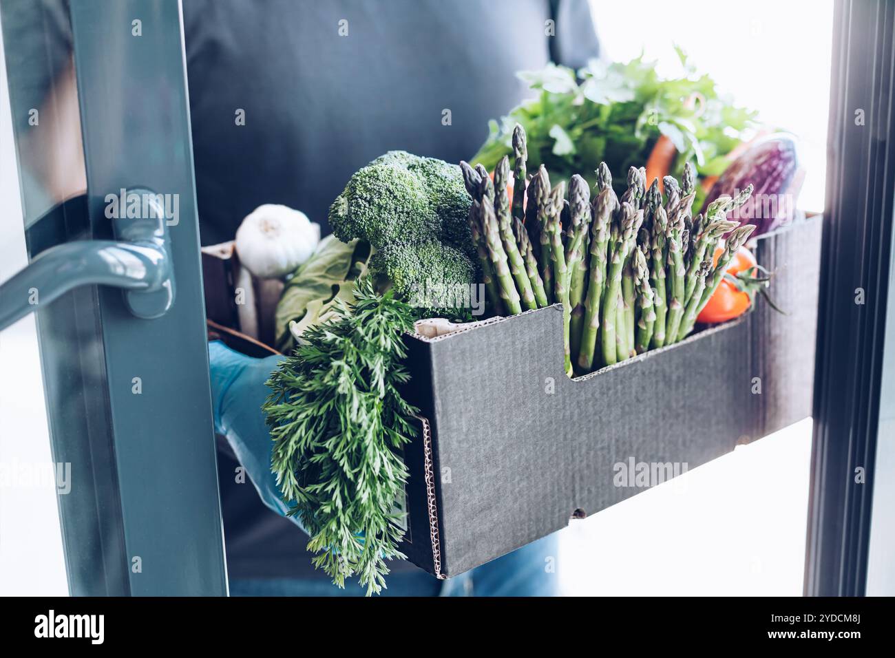 Vegetables delivery during coronavirus outbreak Stock Photo - Alamy